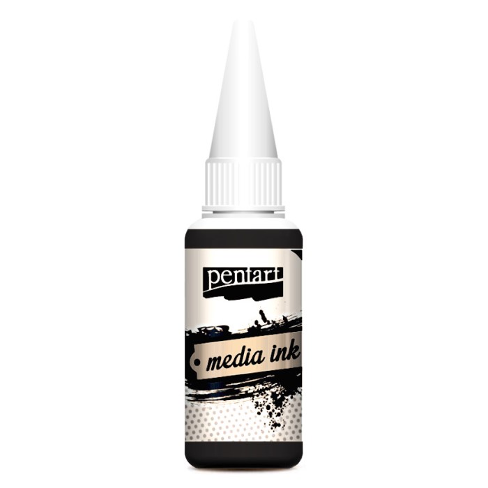 Media ink – black 20 ml – Pentart – MarketArt