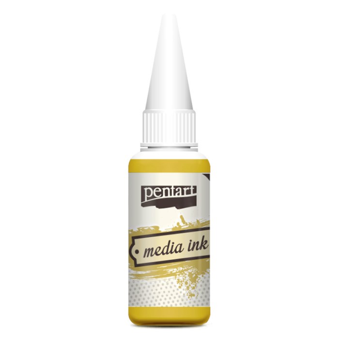Media ink – gold 20 ml – Pentart – MarketArt
